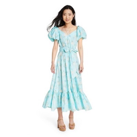 LoveShackFancy | Dresses | Nwt Target Love Shack Fancy Blue Dress ...